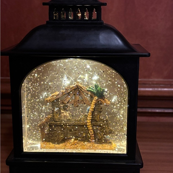 Raz | Holiday | Raz Nativity Scene Lighted Water Lantern 9 Inch Lighted ...